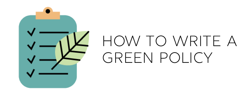 How to write an environmental policy - Green Action ELT